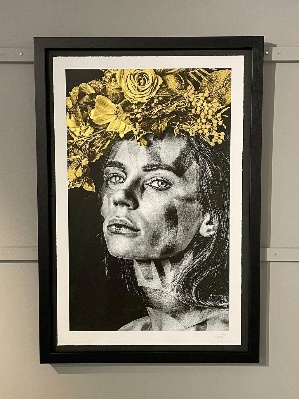 SNIK - Retrograde | Gold Leaf Edition (Innrammet) – Underground Gallery